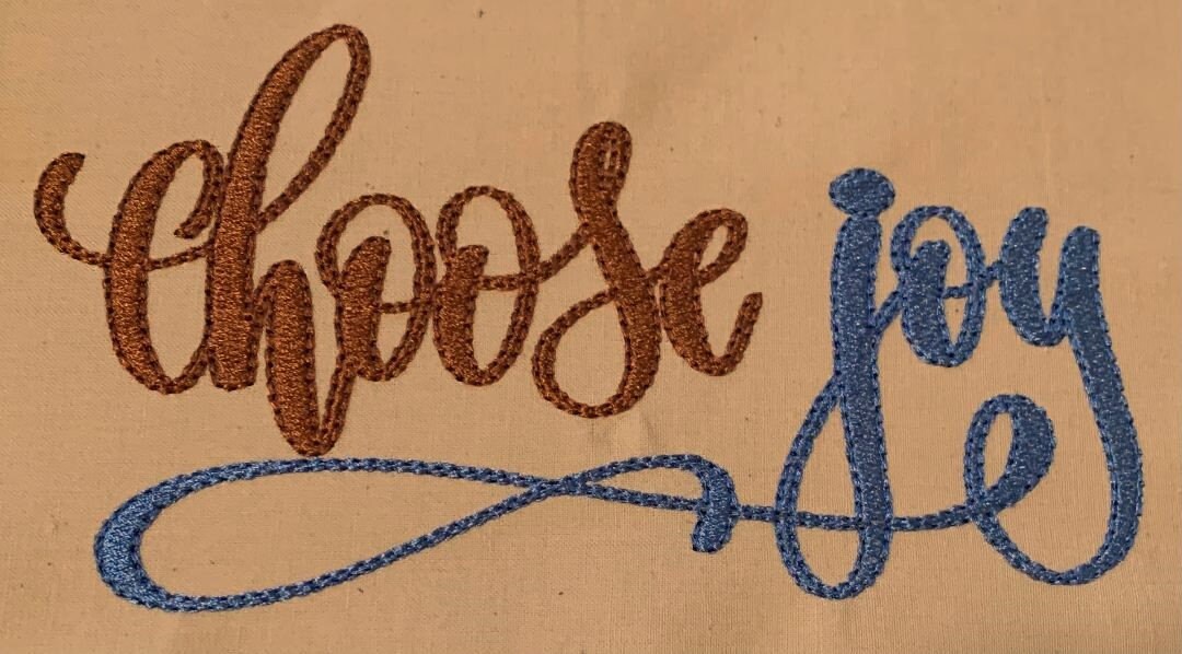 Choose Joy Embroidery Design Embroidery Choose Joy Design | Etsy