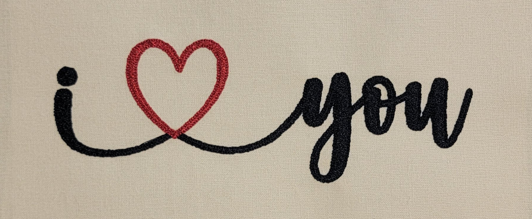 I Love You Embroidery Design I Love You Design Love - Etsy UK