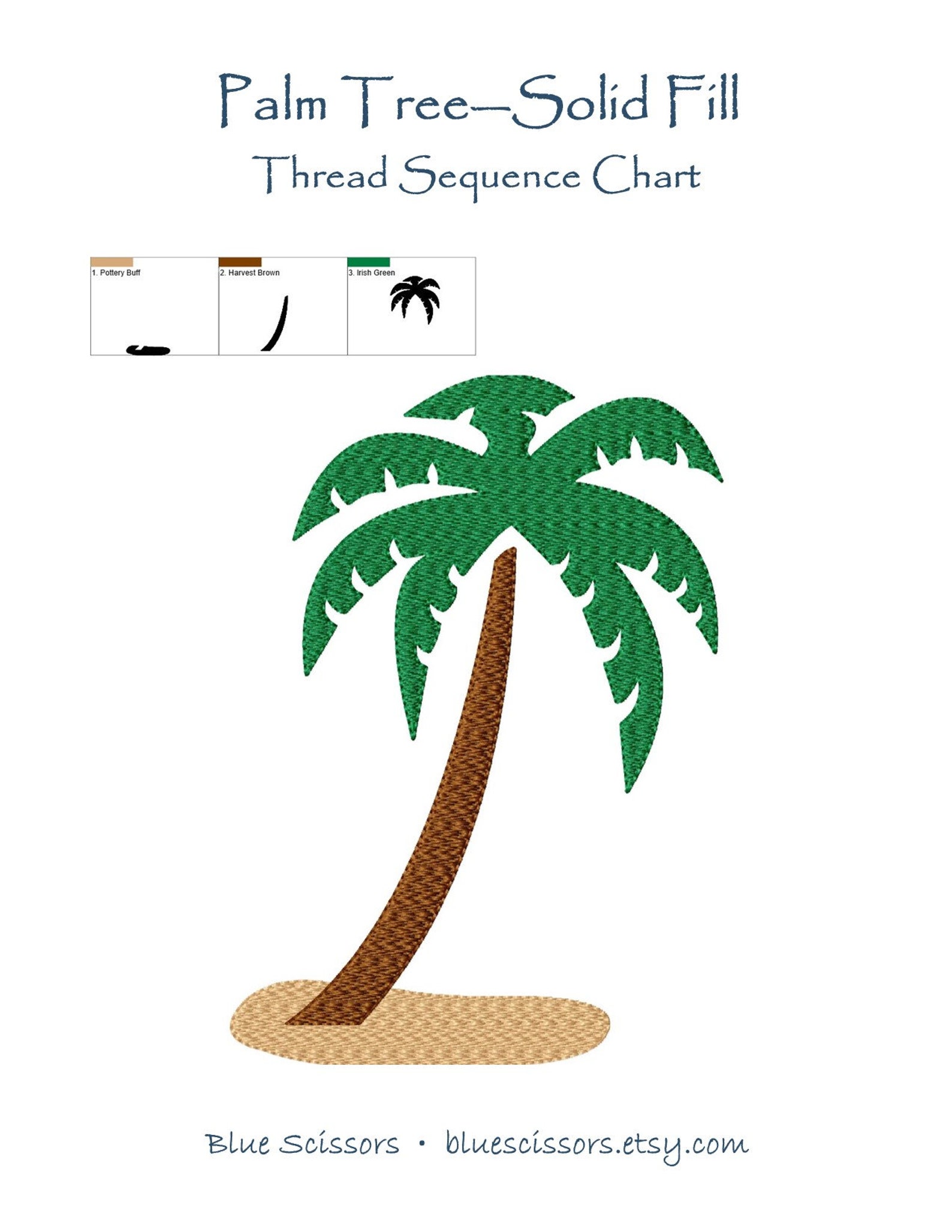 Palm Tree Embroidery Design Tree Embroidery Design Palm Tree - Etsy