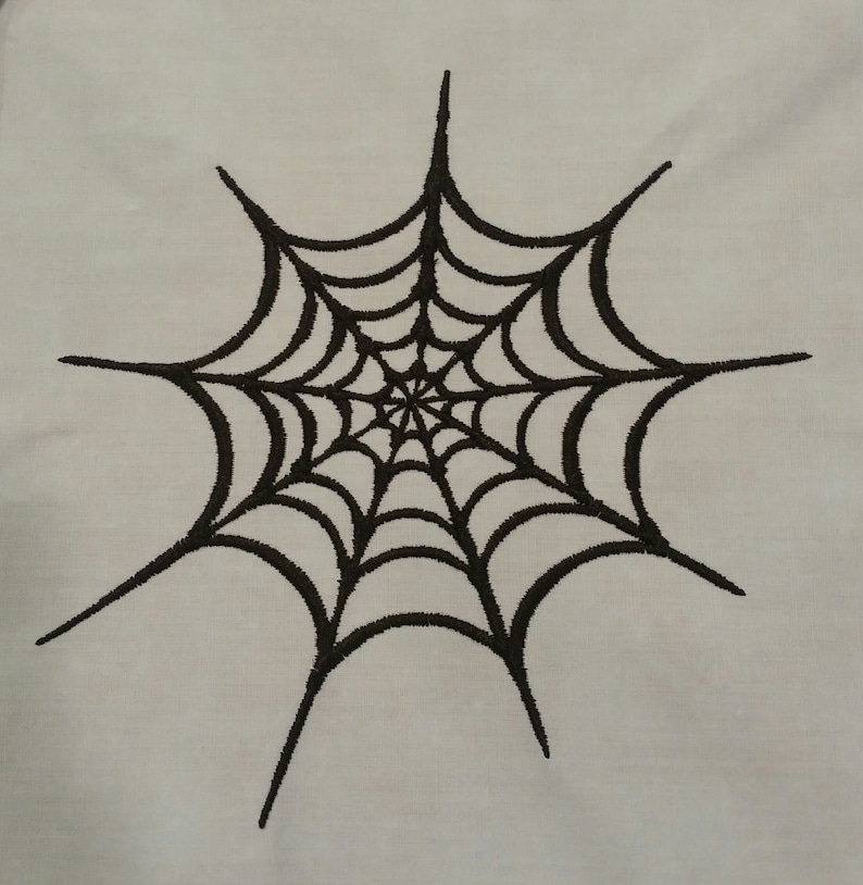 Spider Web Machine Embroidery Design, Halloween Web (sizes 3-6 Inch) - Etsy