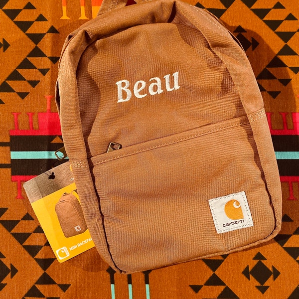 Embroidered Backpack - Etsy