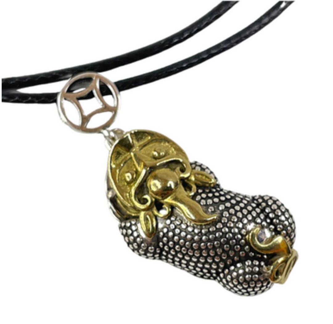 Metal Pixiu Pendant Pi Xiu Charm Pixiu Good Luck Charm Pi Yao Feng Shui ...