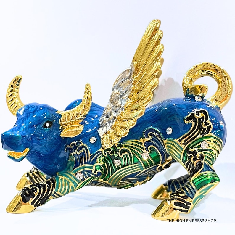 Feng Shui 2026 Sky Bull Figure Statue | Investment Luck, Entrepreneur ...