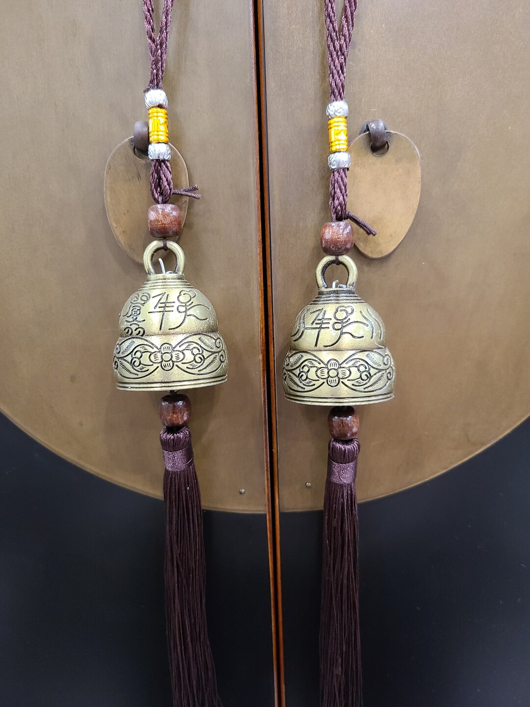 Set of Wu Lou Gourd Feng Shui Bells | Health Longevity Bells | Feng ...