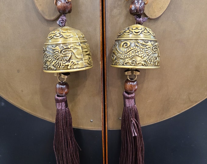 Set of Chinese Dragon Feng Shui Bells | Abundance Prosperity Power ...