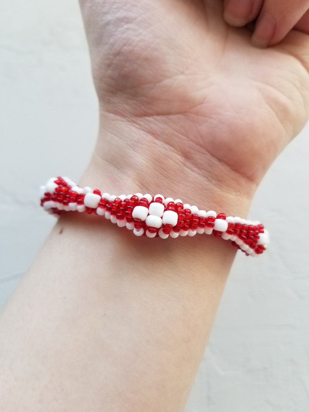 LARGE Chango Santeria Orisha Bracelet - Shango, Chango, Sango, Xango ...