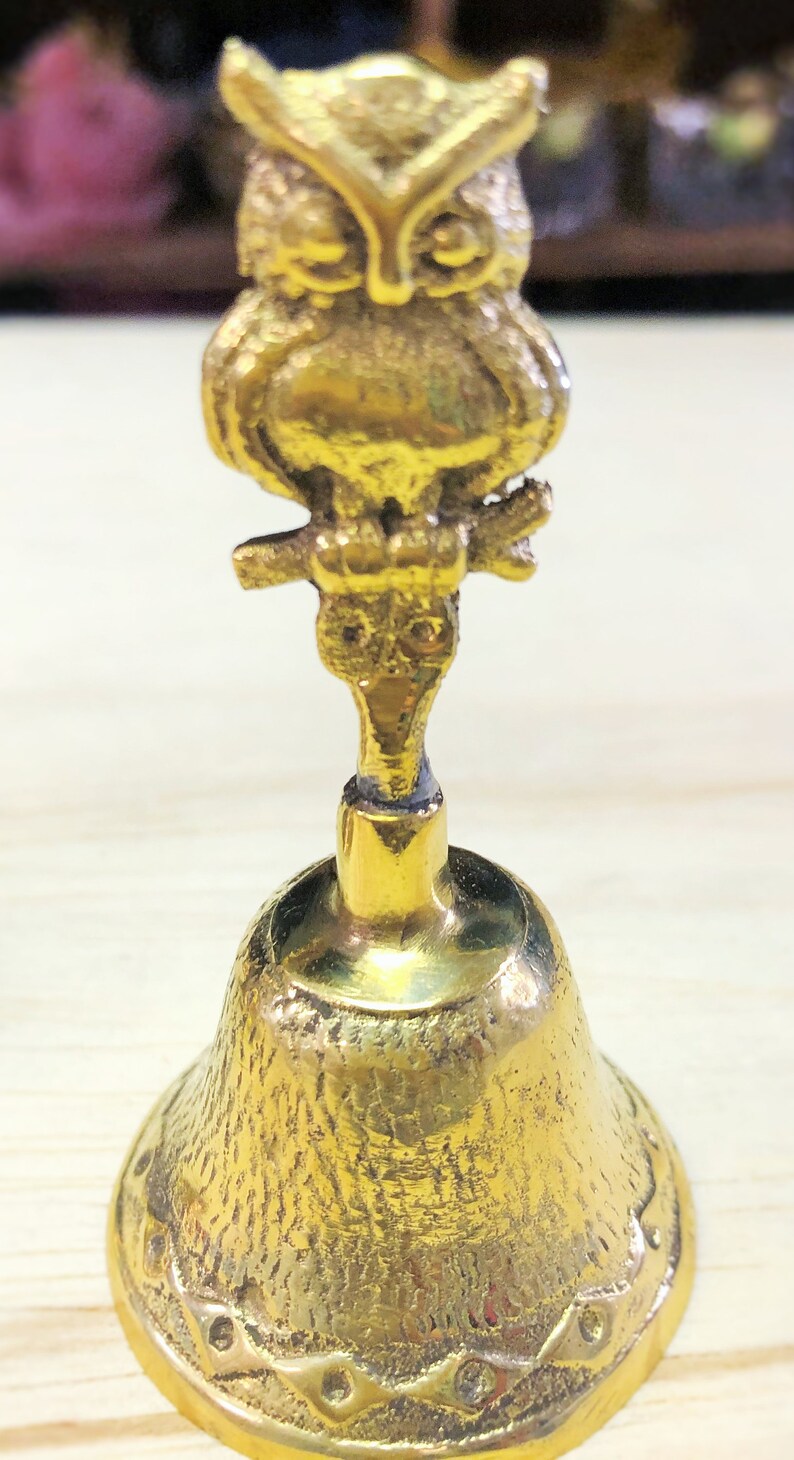 Symbolic ELEPHANT Brass Bell | Small Elephant Bell | Bell Gift | Home ...