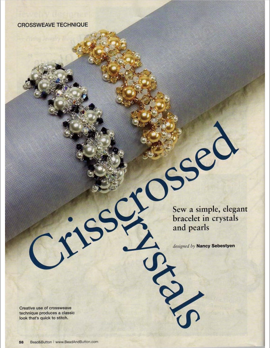 Bead&button Patterns // 4 Exclusive Peyote Stitch Projects // Ebook ...