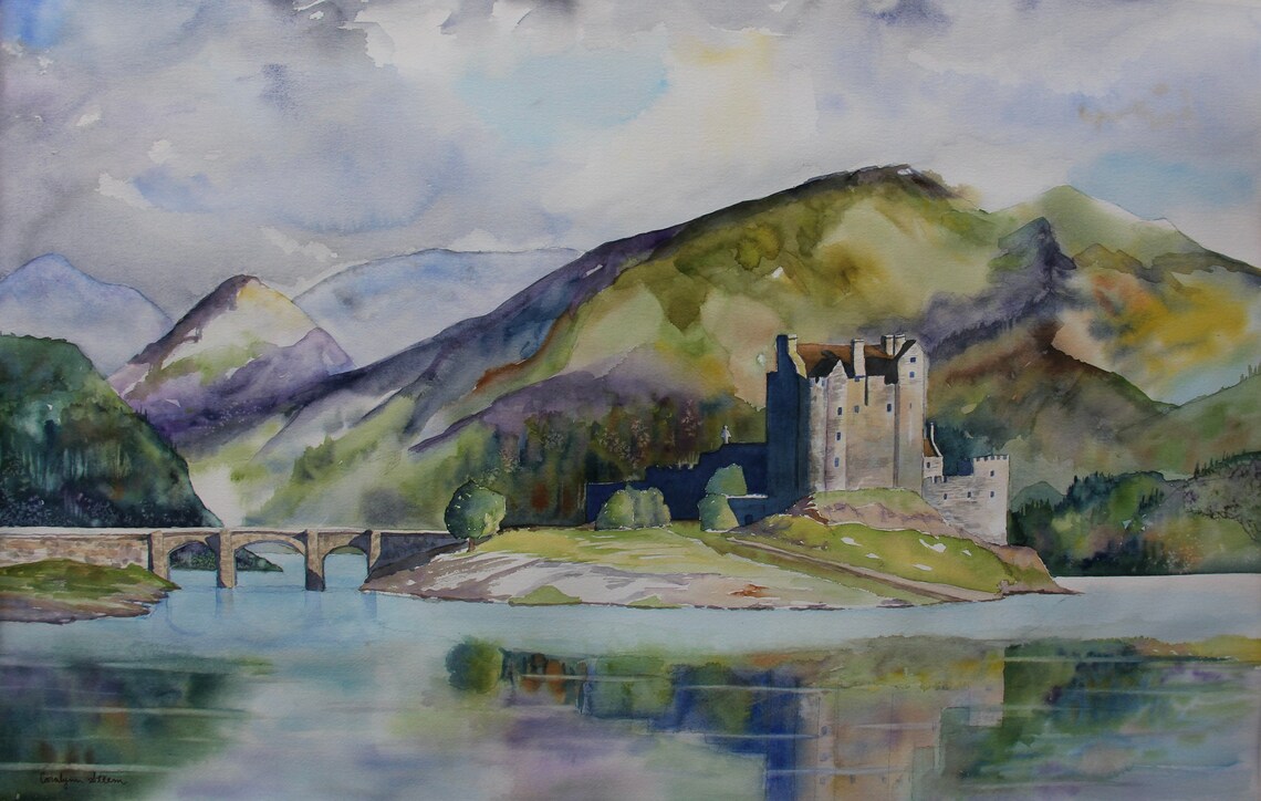 PRINT Castle Art Castle Print Castle Painting Castle - Etsy Canada
