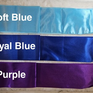 Custom Sashes - Updated Colors & Fonts! - Etsy