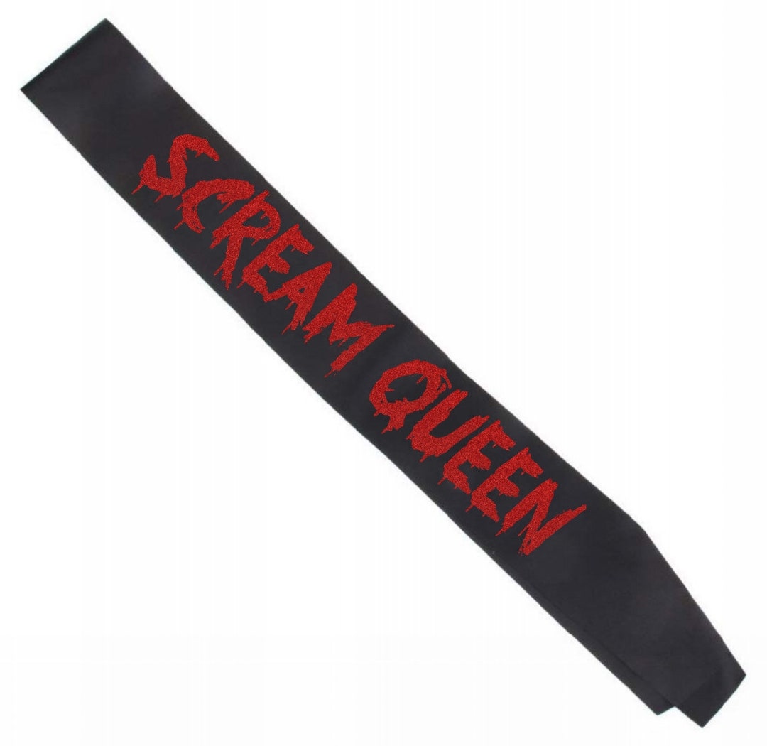 Scream Queen Horror Sash - Etsy