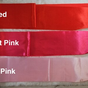 Custom Sashes - Updated Colors & Fonts! - Etsy