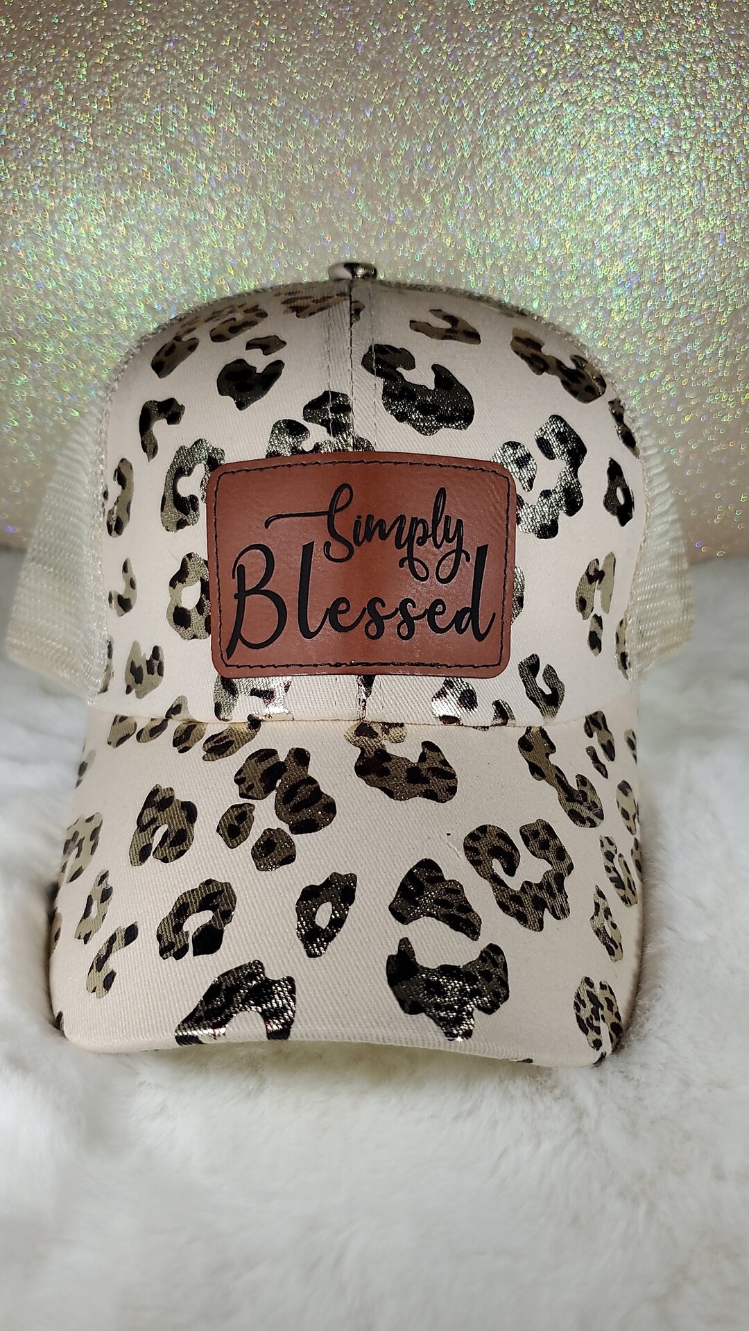 Simply Blessed Ponytail Hat - Trucker Style - Etsy