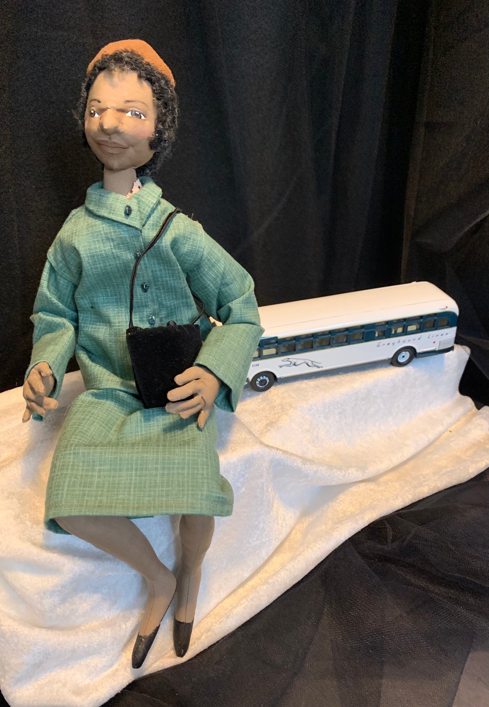 ROSA PARKS 7" Seated OOAK by Dell Jones - Etsy
