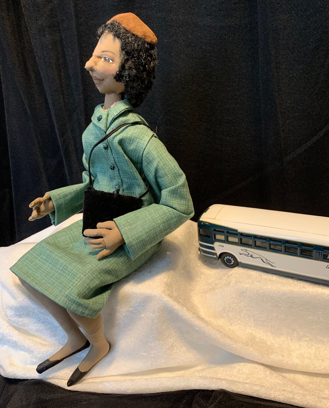 ROSA PARKS 7" Seated OOAK by Dell Jones - Etsy