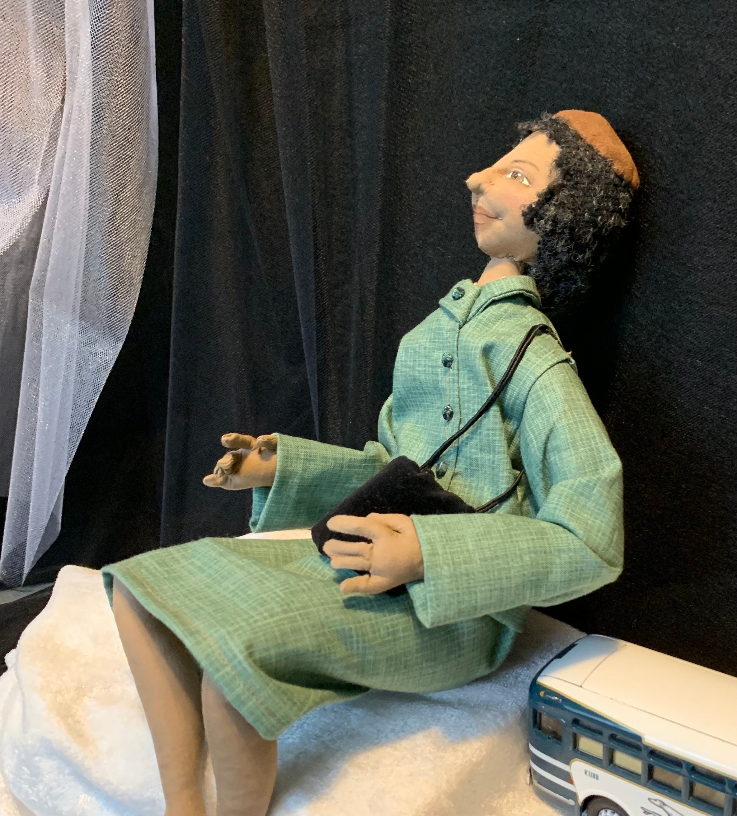 ROSA PARKS 7" Seated OOAK by Dell Jones - Etsy