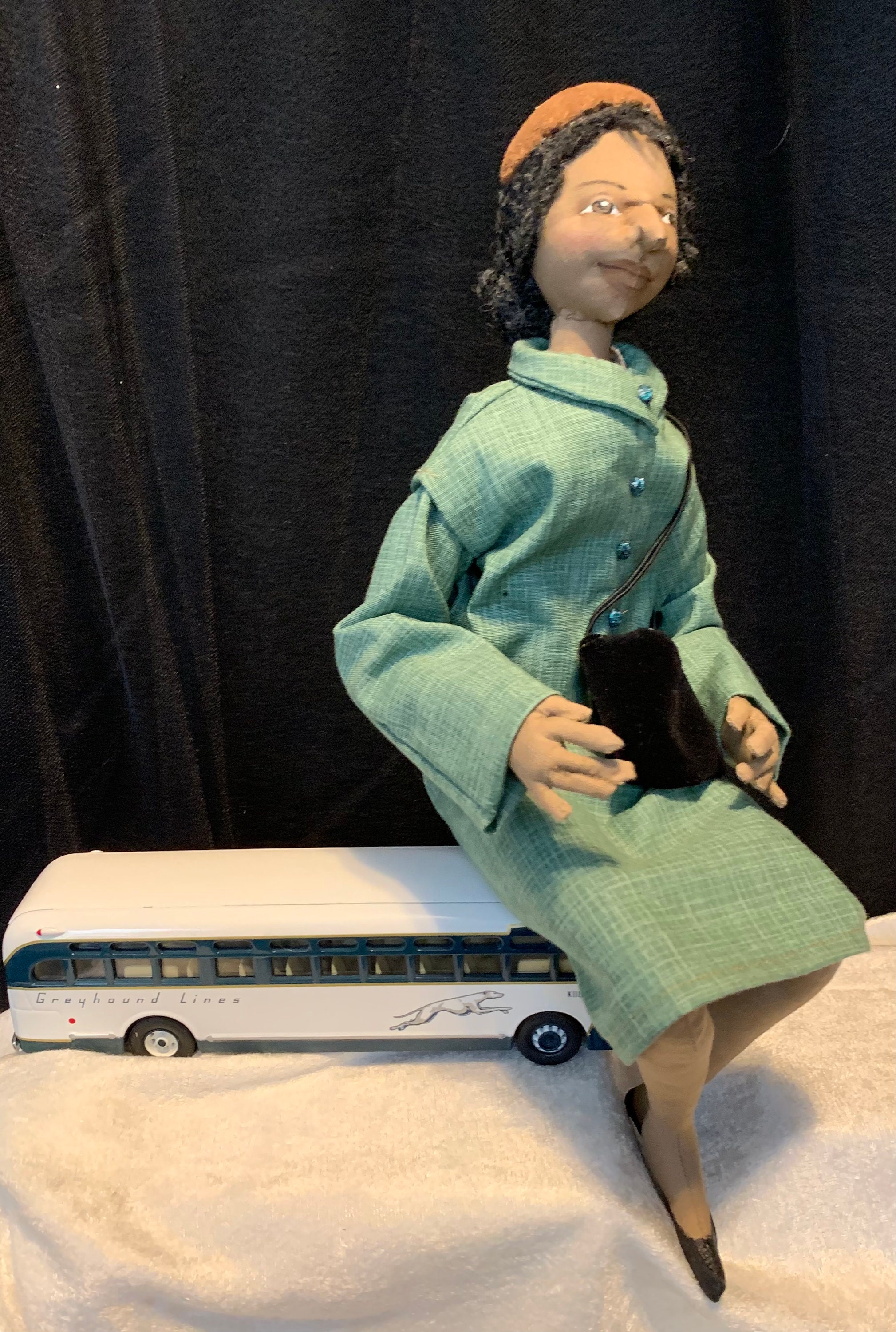 ROSA PARKS 7" Seated OOAK by Dell Jones - Etsy