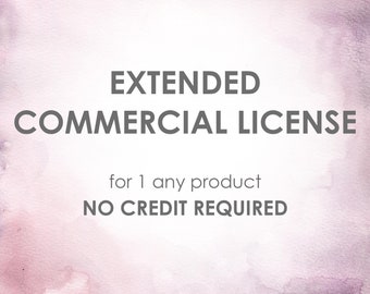 Clipart Commercial License. Commersial Use. for a Single Product. No ...