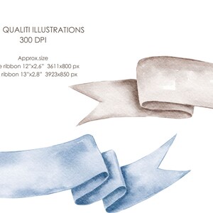 Watercolor Ribbon Banners Clipart. Birthday Party Banners. Tags. - Etsy