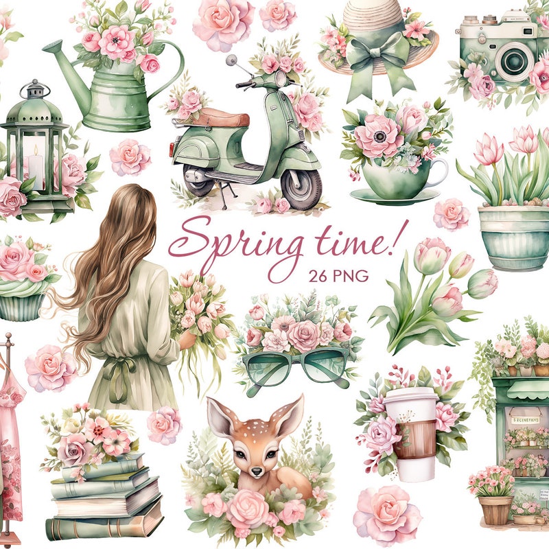 Spring Graphics - Etsy