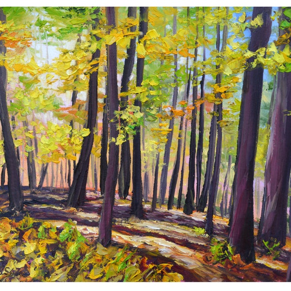 Fall Tree Painting - Etsy