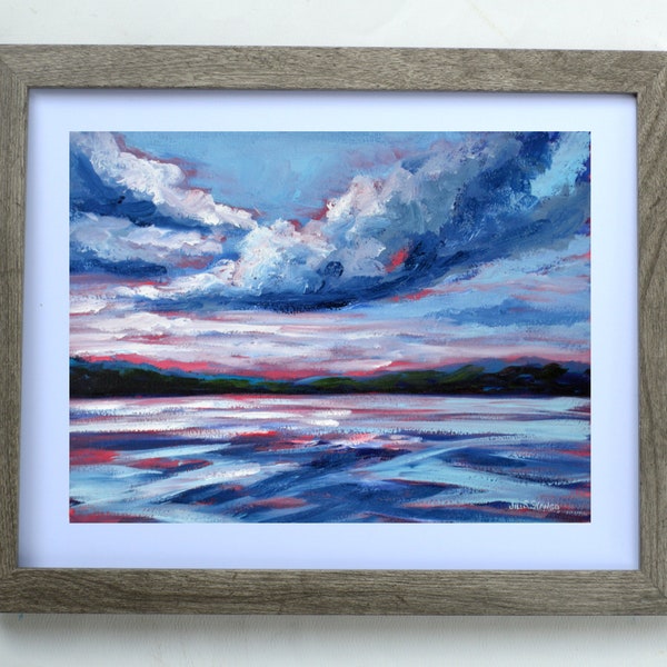 Deep Creek Lake Painting - Etsy