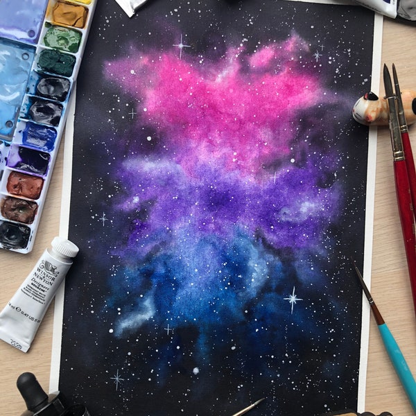 Galaxy Print - Etsy Australia