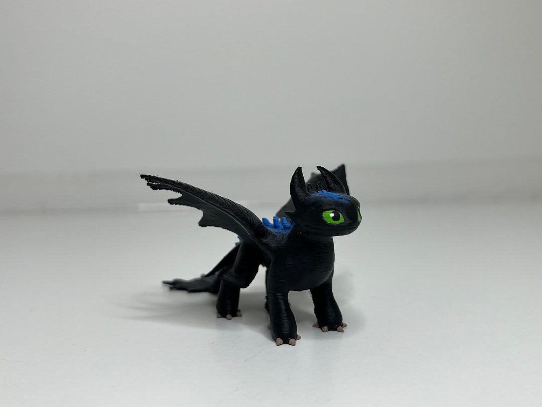 Alpha Toothless Mini Dragon Custom 3D Design, Print & Paint - Etsy