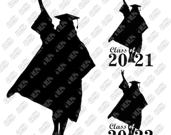 Girl Graduation Svg | Etsy