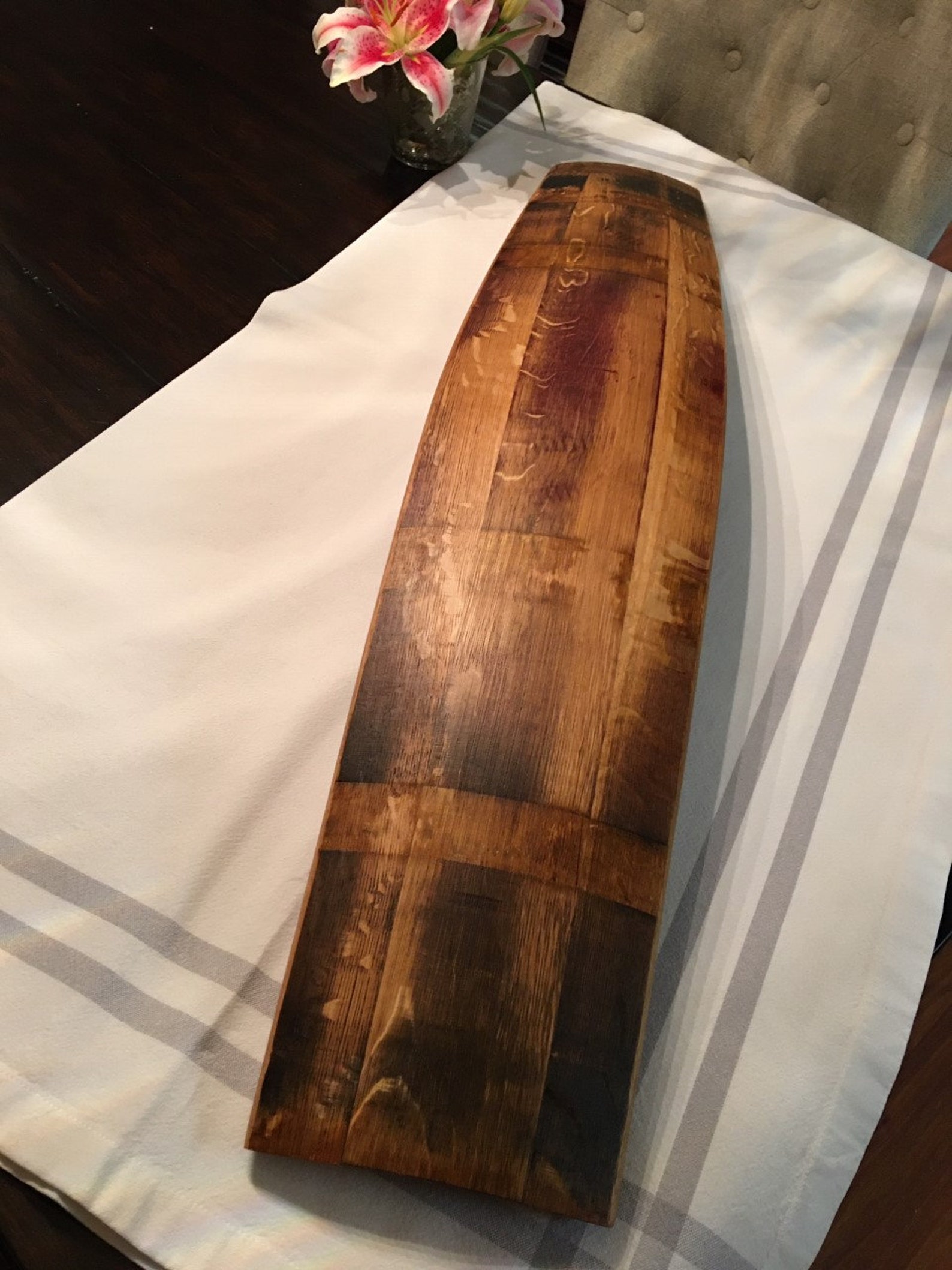 34 to 36 Full Stave Wine Barrel Charcuterie Board barrels My Vary in ...