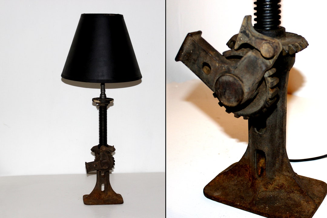 Vintage Car Jack Lamp - Etsy
