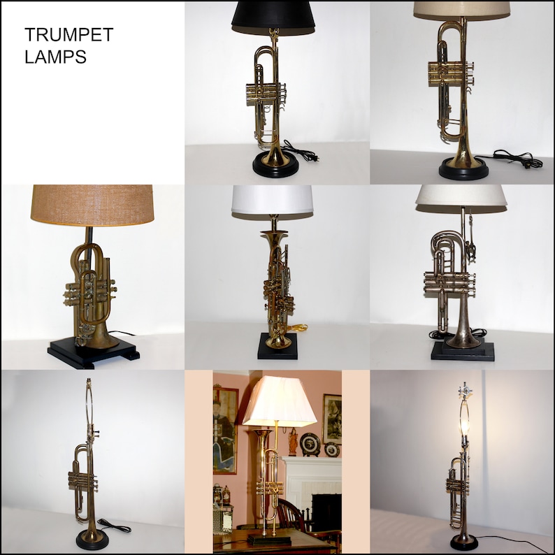 Custom Musical Instrument Lamp Made From YOUR Instrument - Etsy