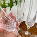 Vintage Darques Longchamp Cut Glass Crystal Champagne Toasting Flutes ...