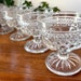 Vintage Wexford Diamond Pattern Glassware: Set of 4 Cocktail Dessert ...