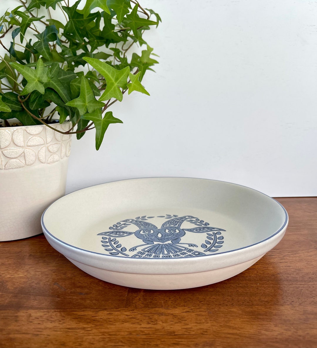 Vintage Pfaltzgraff Blue Bird Pie Plate - Etsy