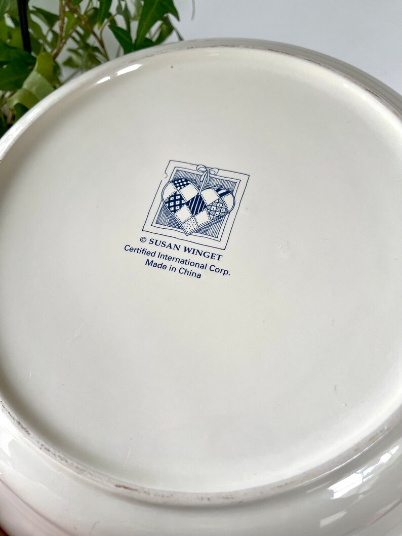 Susan Winget Pie Dish: 11" Serving Plate, Fruit Design - Etsy