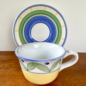 William Sonoma Marisol Italy Coffee Tea Cup and Saucer - Etsy