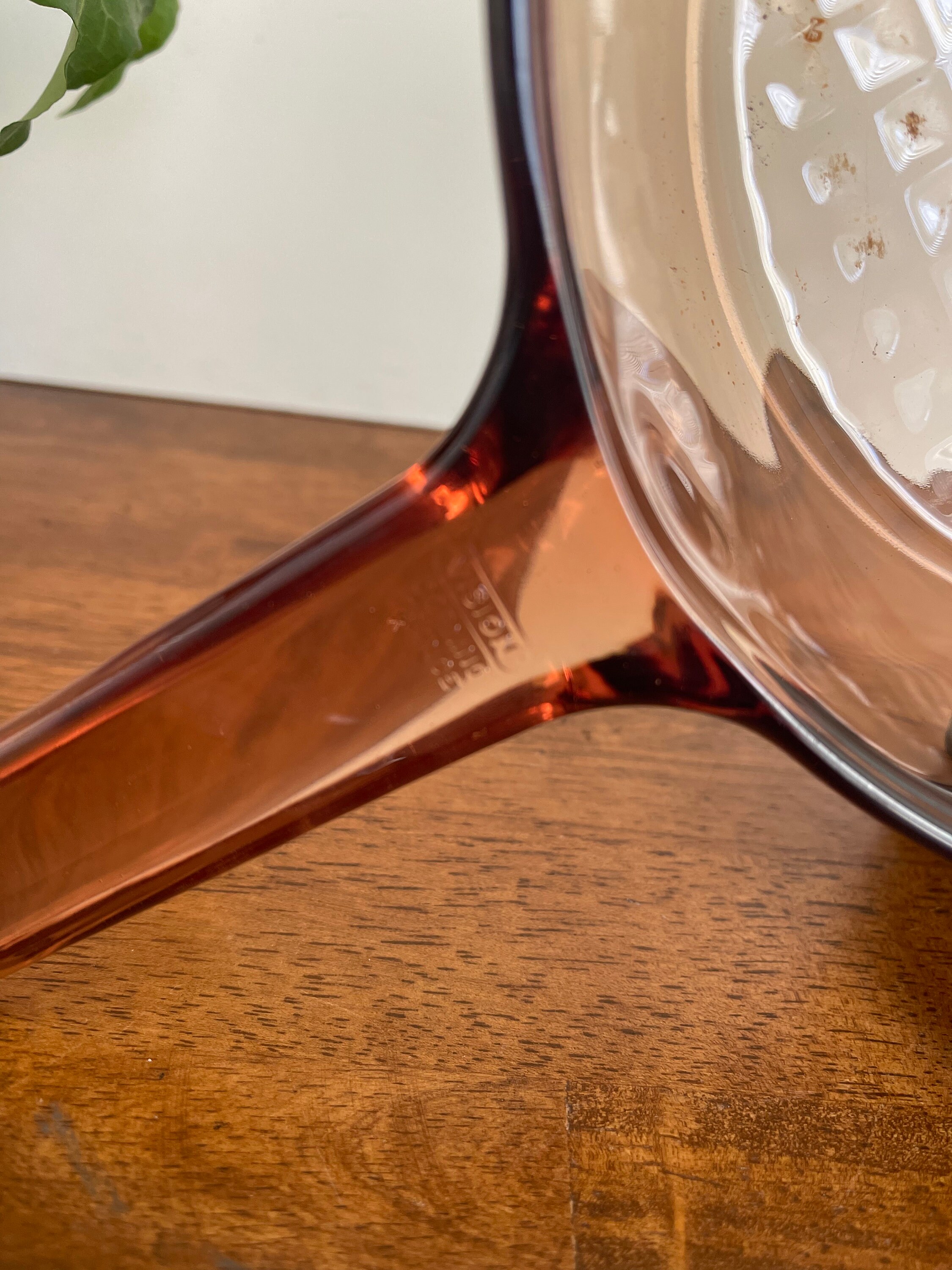 VISION Corning Ware Brown Glass France 7 Skillet Fry Pan With - Etsy