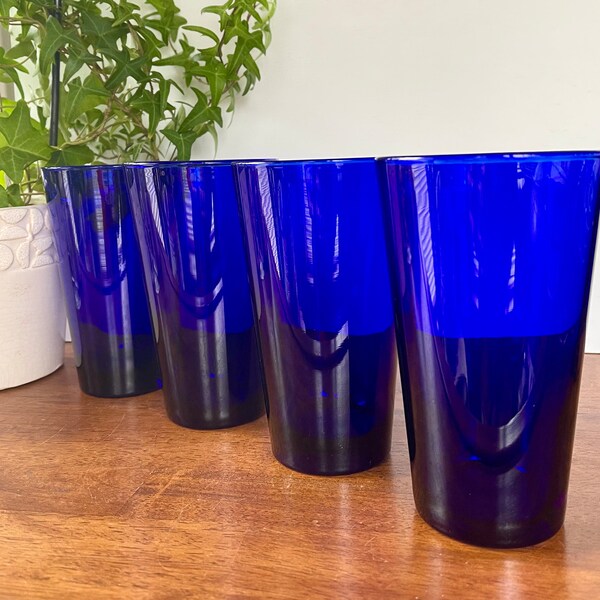 Blue Glassware - Etsy