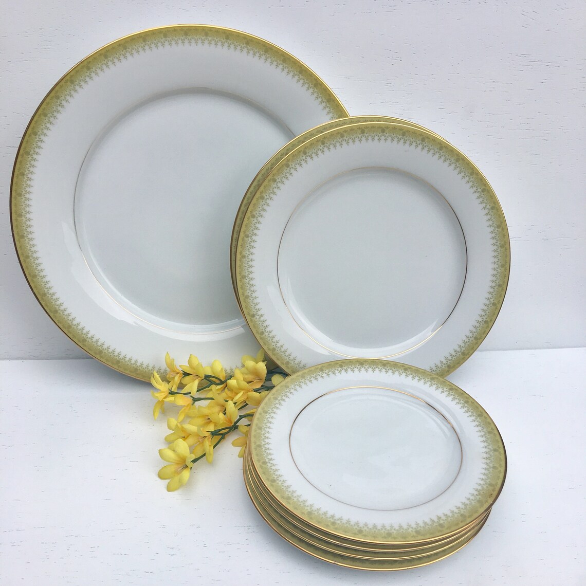 Noritake Dinnerware Jennifer Pattern Set of Vintage Noritake | Etsy