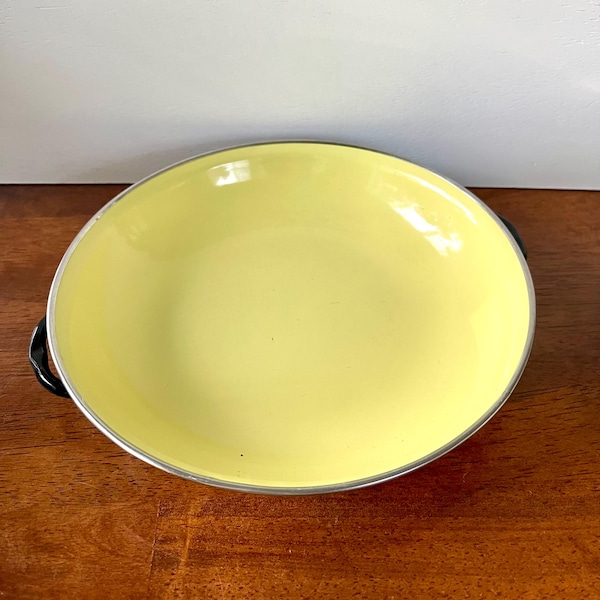 Yellow Enamel Pan - Etsy