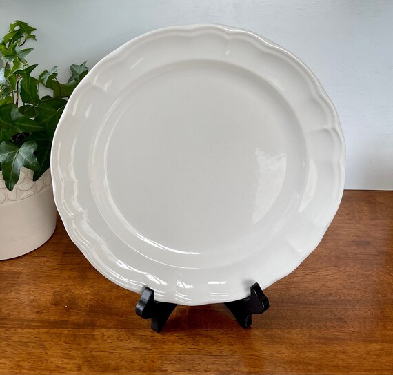 4 Pfaltzgraff White Dinner Plate Gazebo Pattern USA Vintage | Etsy