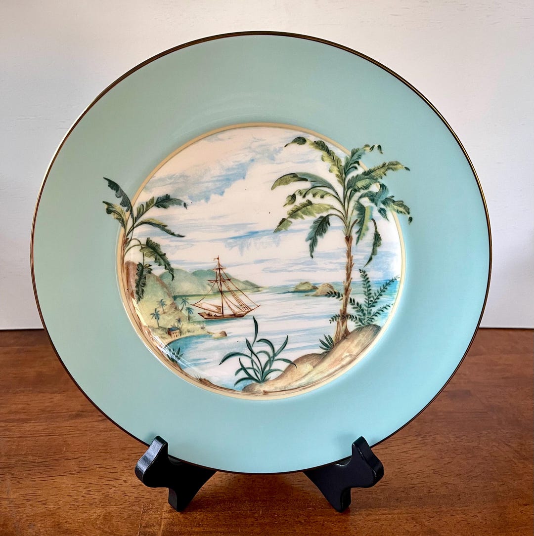 Set of 4 Lenox Accent Luncheon Plates 9 1/2”british Colonial Collection ...