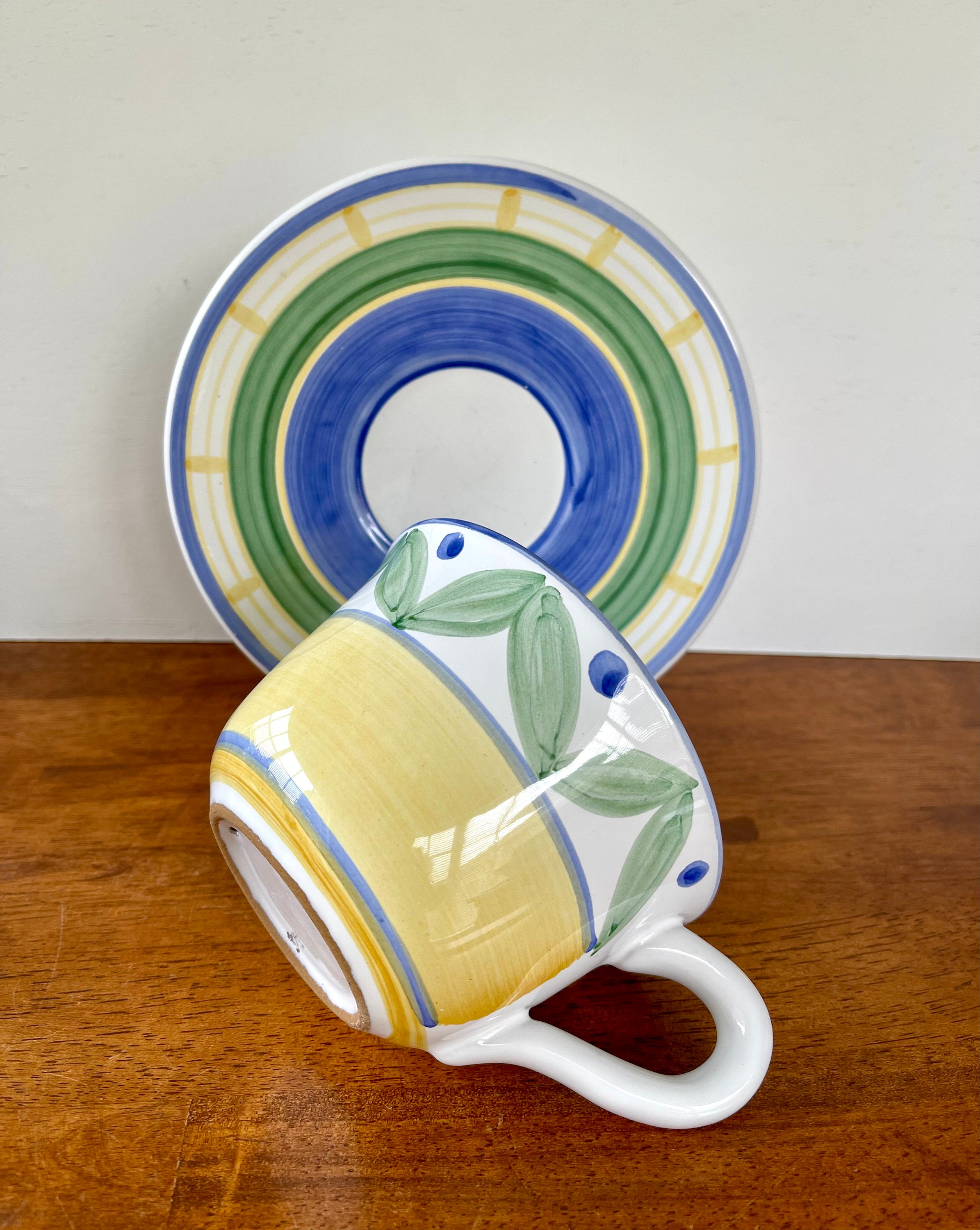 William Sonoma Marisol Italy Coffee Tea Cup and Saucer - Etsy