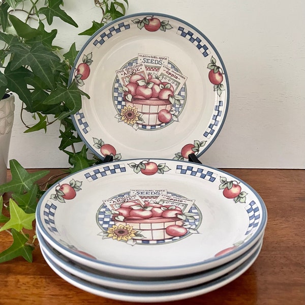 Apple Design Plates - Etsy