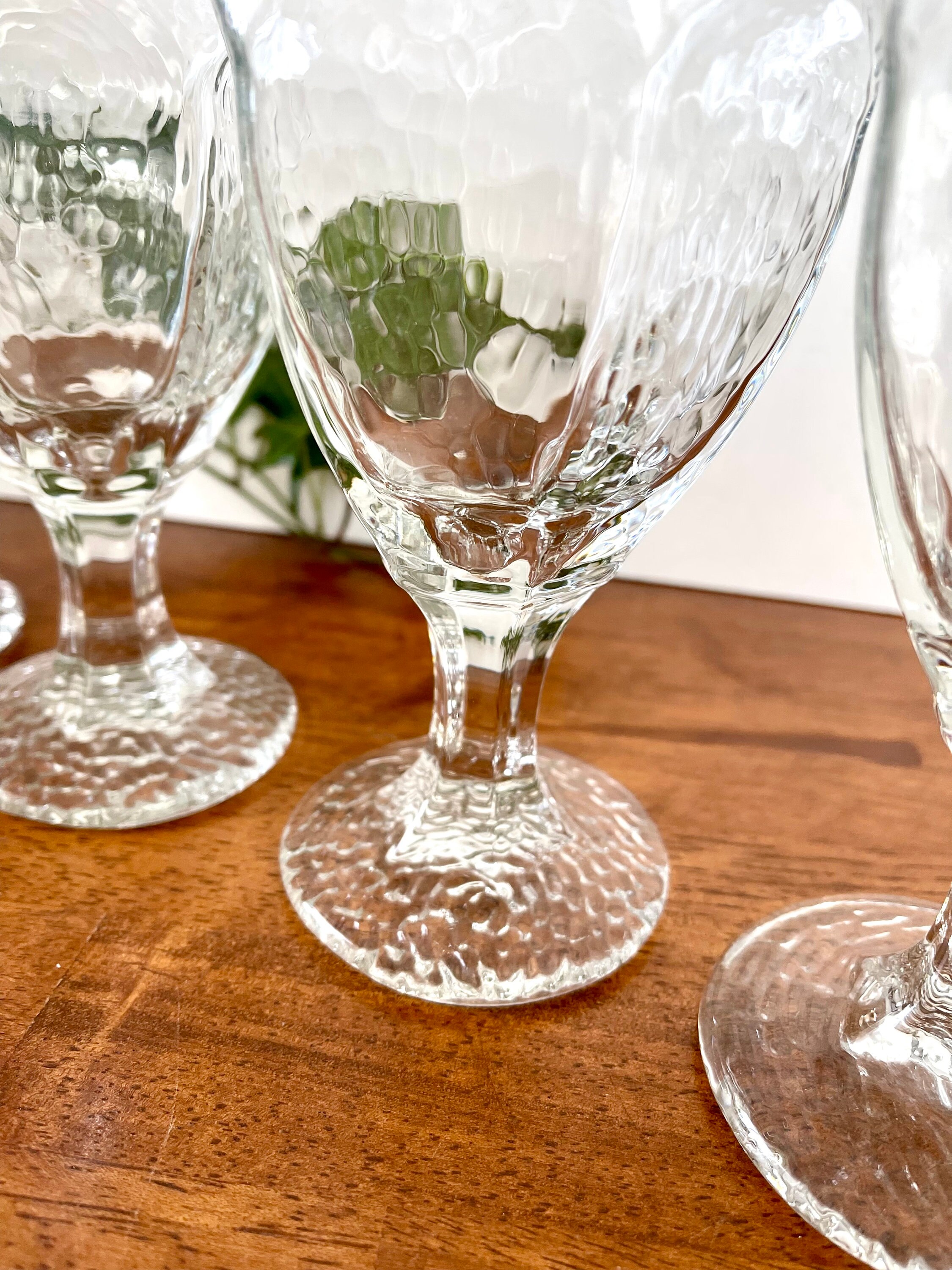 4 Libbey Chivalry Wine Glasses Rock Shape Chivalry Wine | Etsy