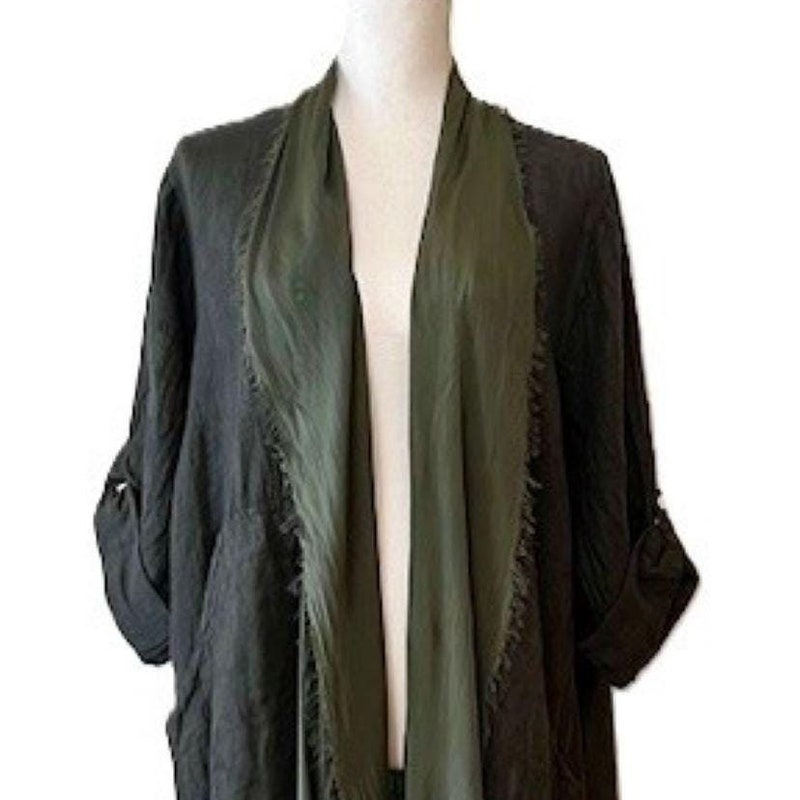 Linen Duster Coat - Etsy