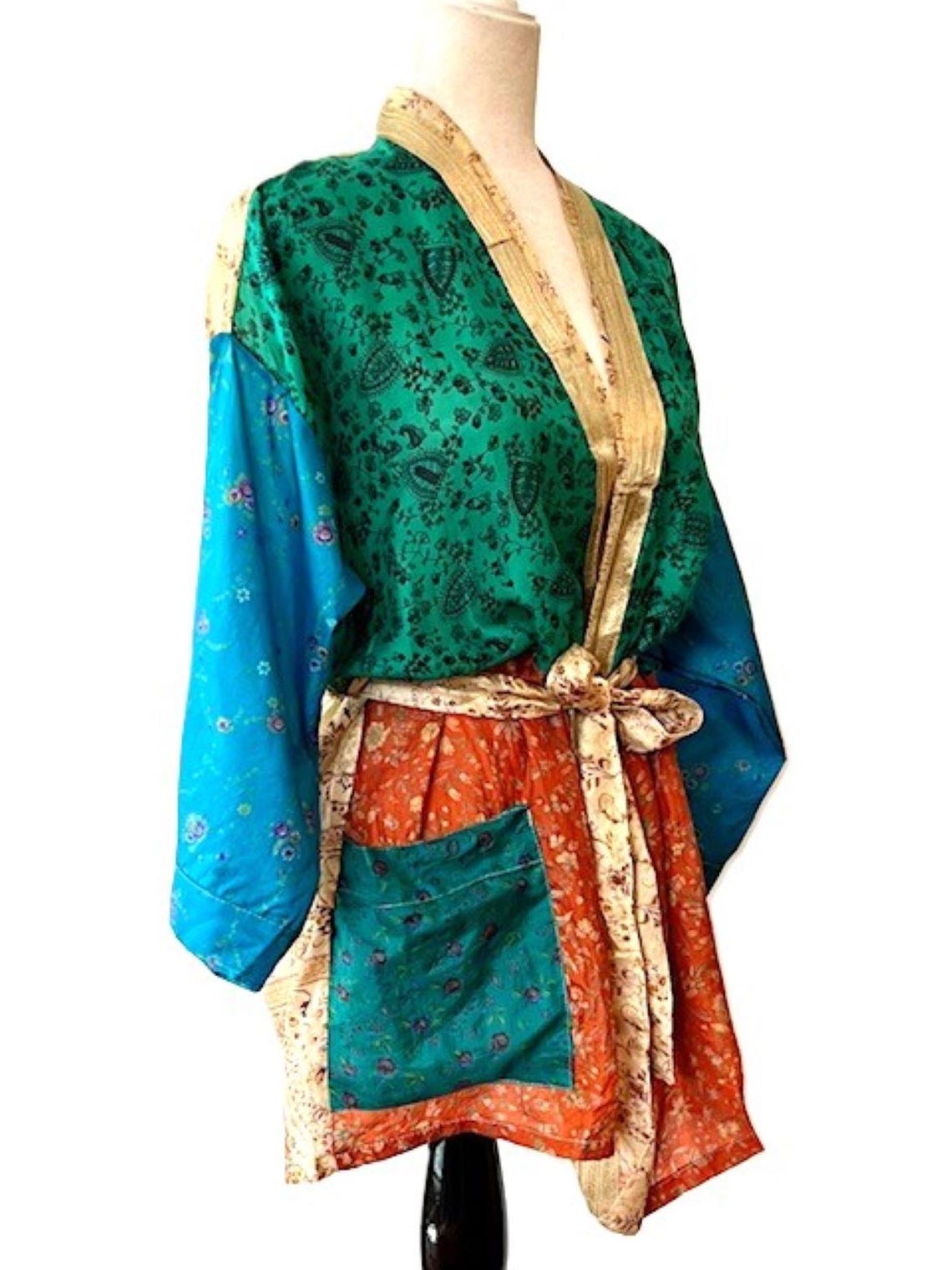 The Accessory in Demand, the Short Silk Kimono Jacket. Fashionable and ...