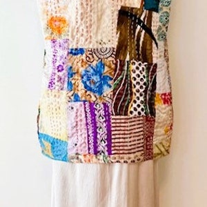 Artisan Cutwork Kantha Vest Coat Handmade. Patchwork - Etsy