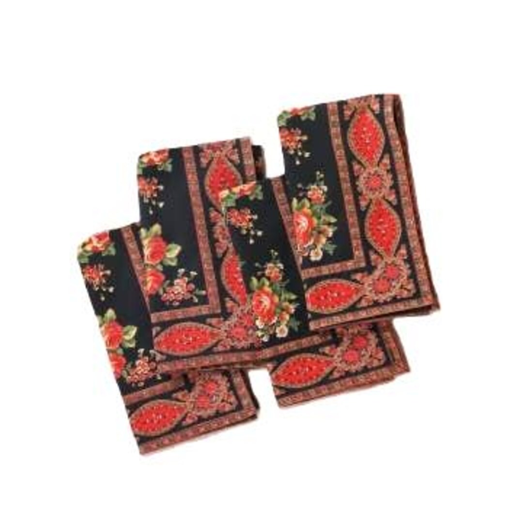 Signature April Cornell Estrella Print Luxury Dinner Napkins. Sold in ...